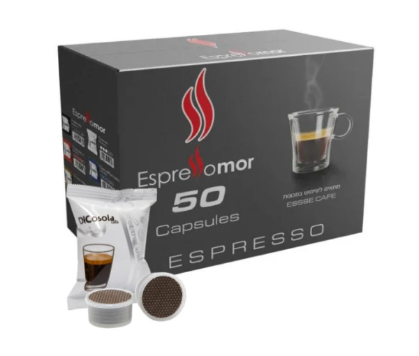 50 קפסולות אספרסו Dolce תואמות ESSSE CAFFE - ספורה